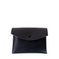 Leather Button Pouch - Black – Moop